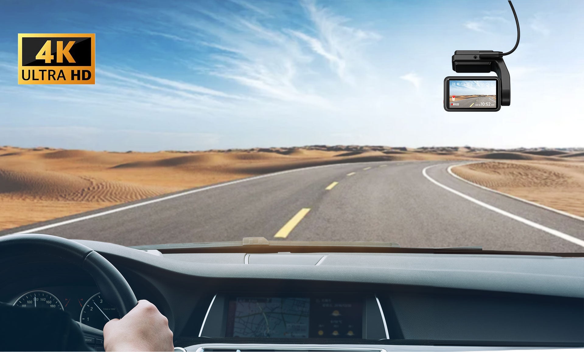Redtiger F4 4K Voice Control Dash Cam – Redtiger IN